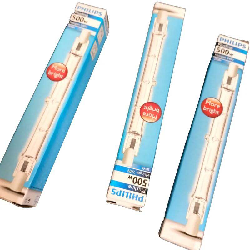 Lampu halogen stick 500w 220v philips halogen 500w 220v R7s - Shop ...