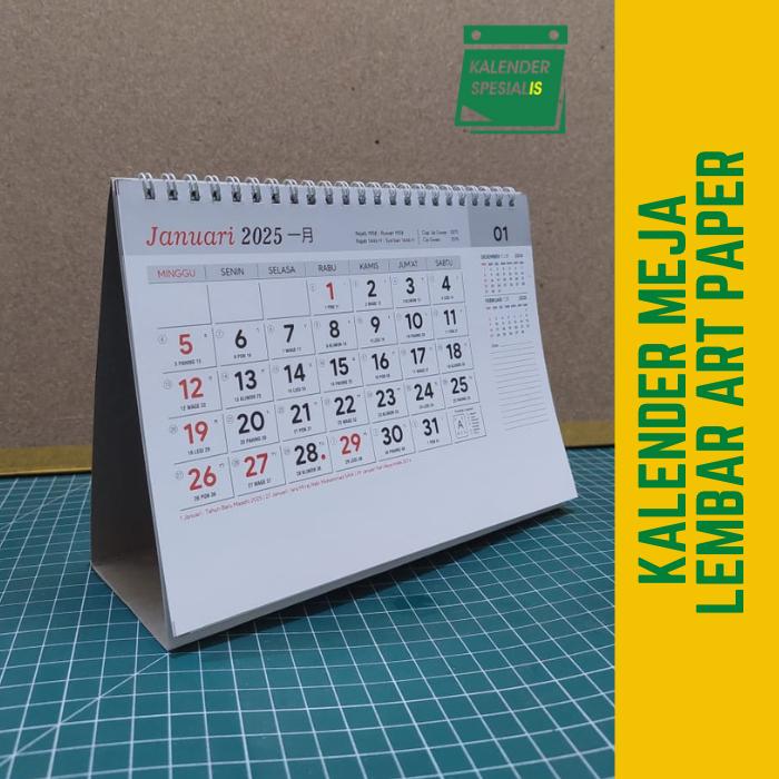 PROMO KALENDER MEJA 2025 - KALENDER DUDUK 2025 SERI KARTUN - Shop ...