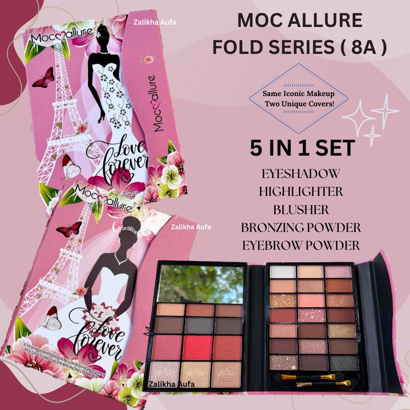 Palet solekan 5in1, Makeup foldable pallete, 33 colour, buku - TikTok ...