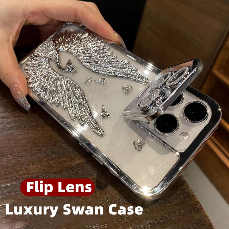 Wings Luxury Glitter Swan Phone Case for IPhone 15 Pro Max 1 - TikTok ...