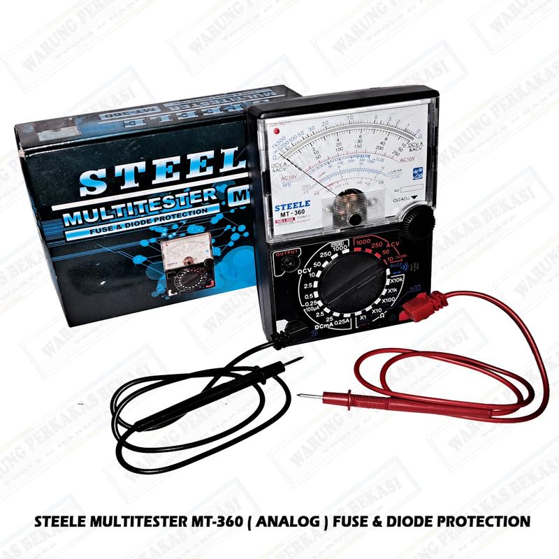 STEELE Multitester Analog MT-360 Multi Tester Fuse Dan Diode - Shop ...