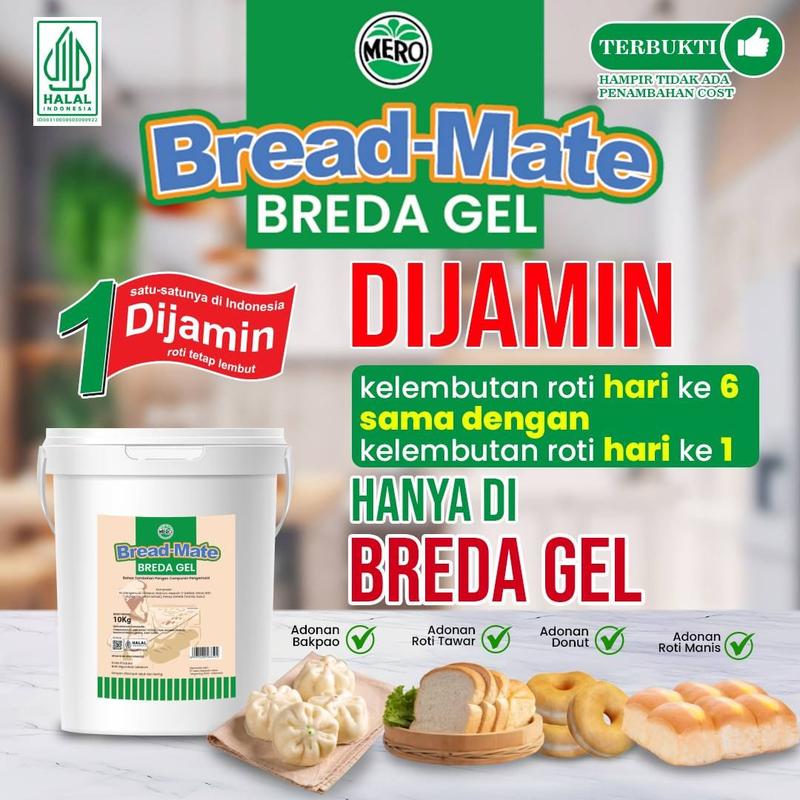 Bread gel crumb softener pelembut roti donat dan bakpao 250gr - Shop ...