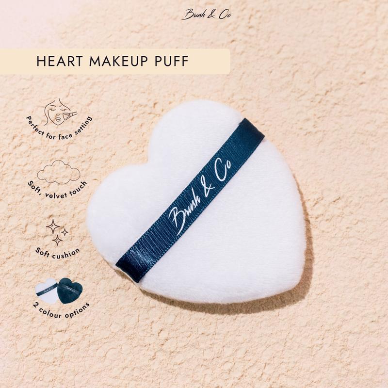 Brush & Co - Heart Makeup Puff | Perfect for loose & pressed - TikTok ...