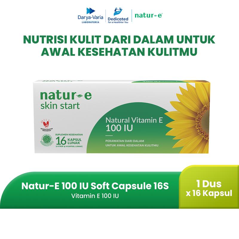 Natur-E Skin Start Natural Vitamin E 100 IU 16s Soft Capsule - Shop ...