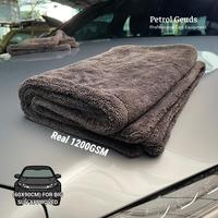Promo Double Twisted Microfiber Drying Towel Edgeless Dual Side 1200 ...