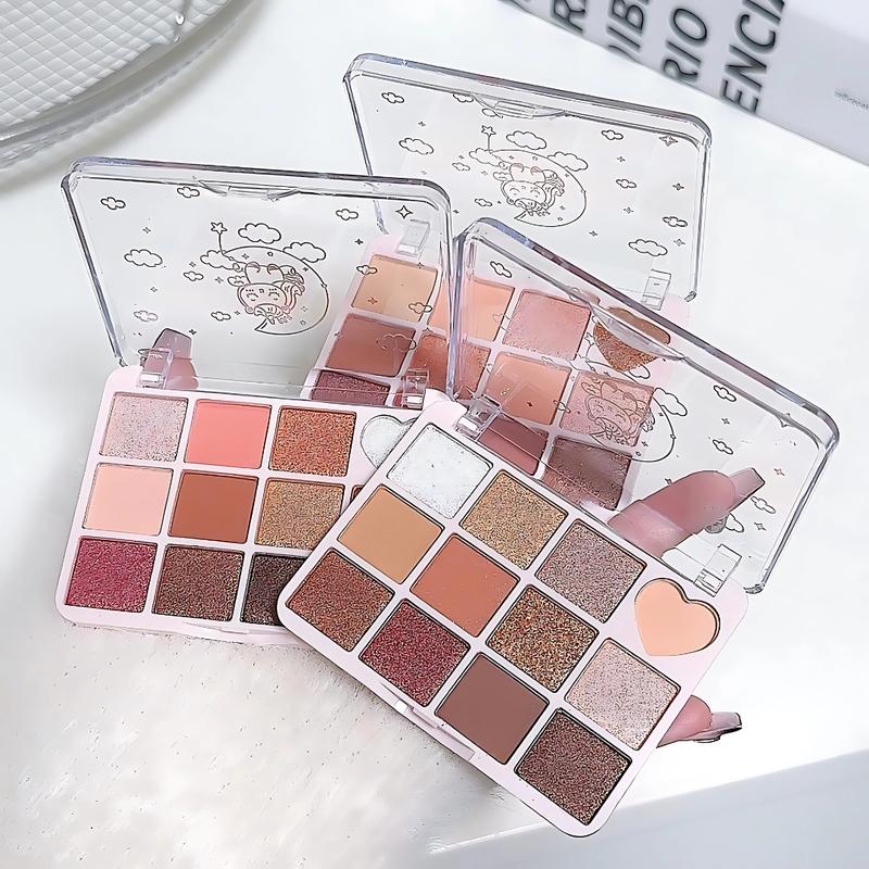 Eyeshadow Pallete 12 Color Matte Pearlescent Eye Makeup High Pigmented ...