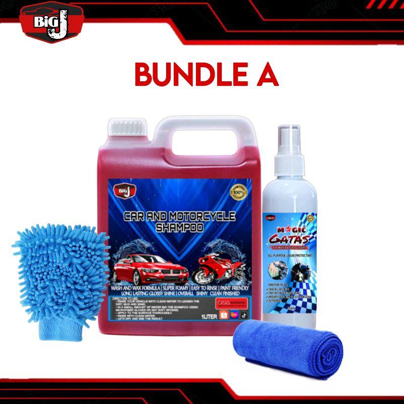 BIG J Car and motorcycle shampoo with magic gatas and FREE microfiber ...