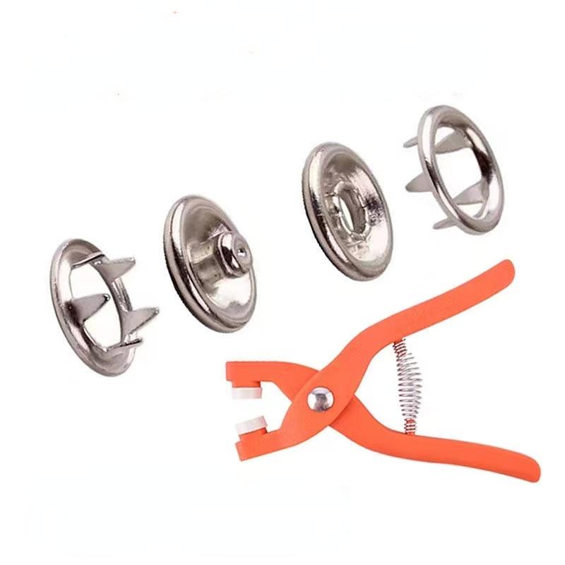 Stainless Steel Five Claw Button Button Four Button Children's - TikTok ...