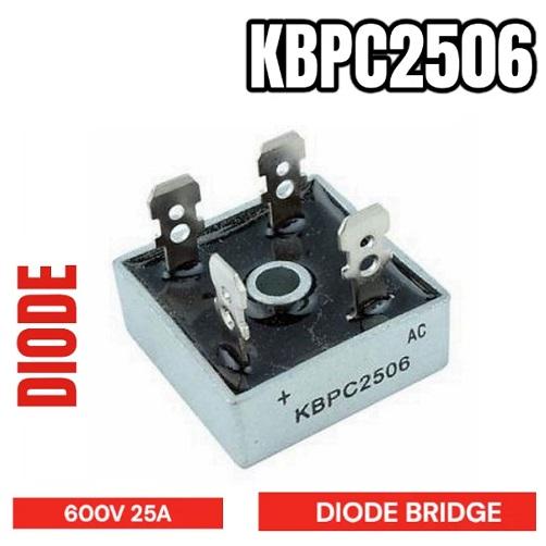 Jual Dioda Bridge KBPC 2506 25A Diode Kiprok Silicone Jembatan ...