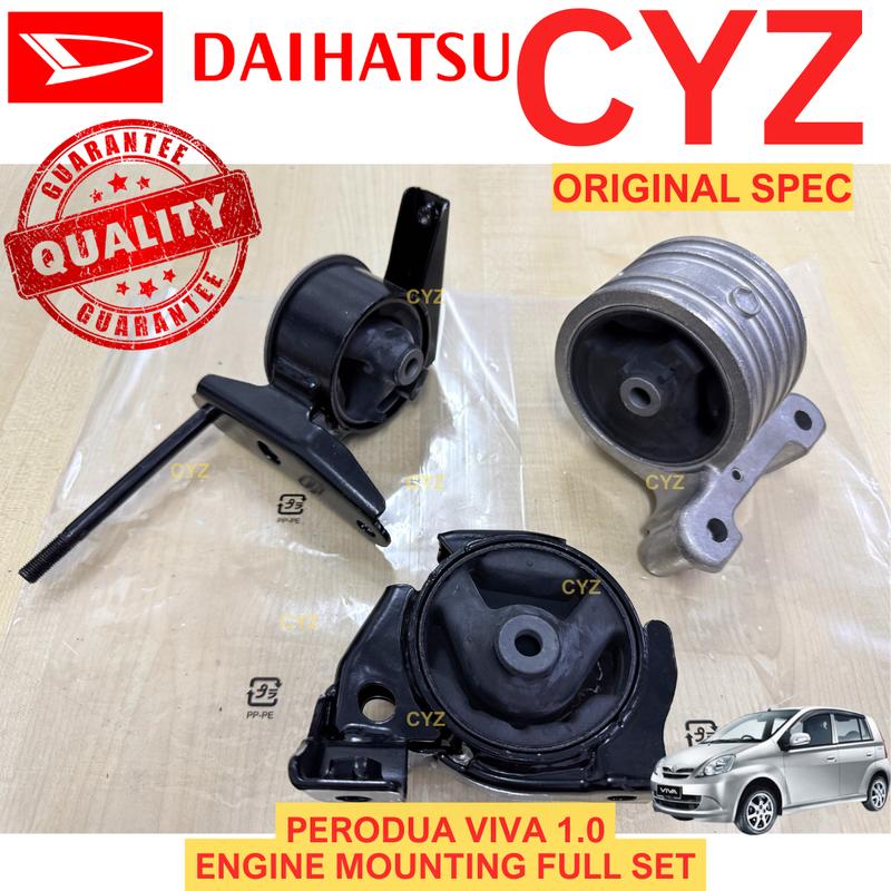 Pemasangan Enjin Mounting Set Perodua VIVA 850,1000CC (Daihatsu ...