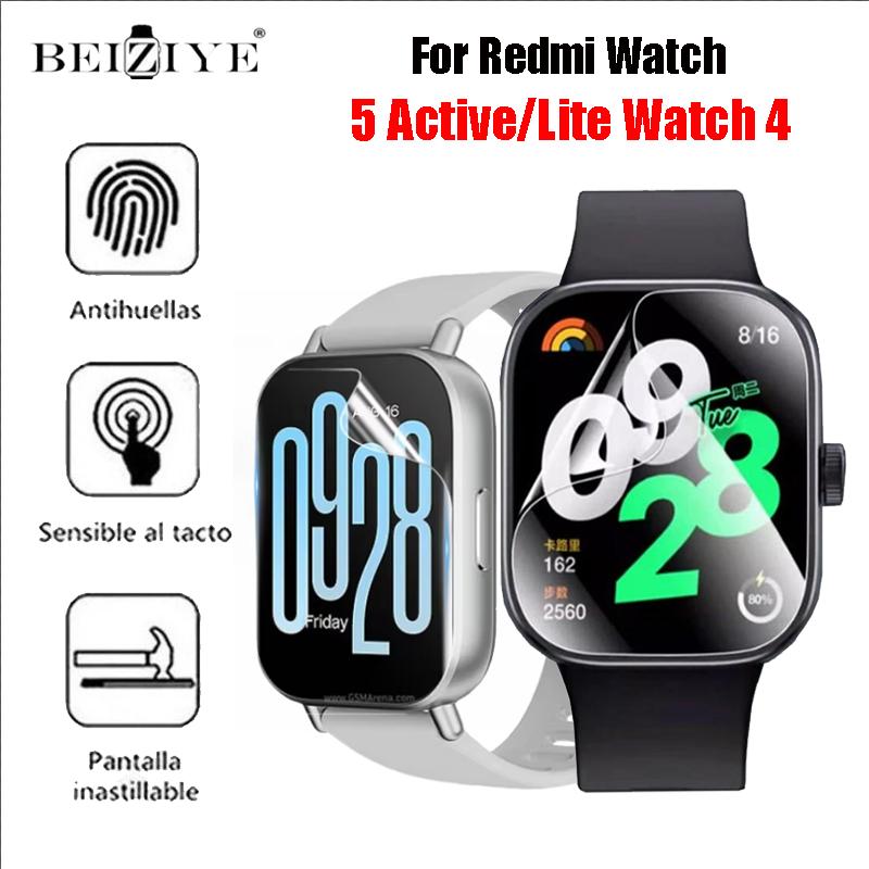 Hydrogel Film For Redmi Watch 5 Active/Lite Watch 4 Screen Protector ...