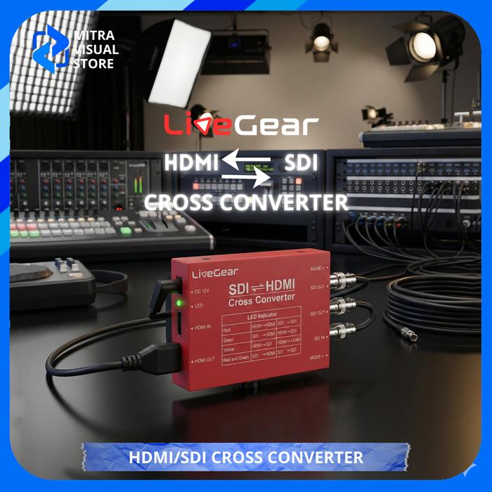 Promo LiveGear 3G HDMI/SDI Cross Broadcast Converter With F970 Battery ...