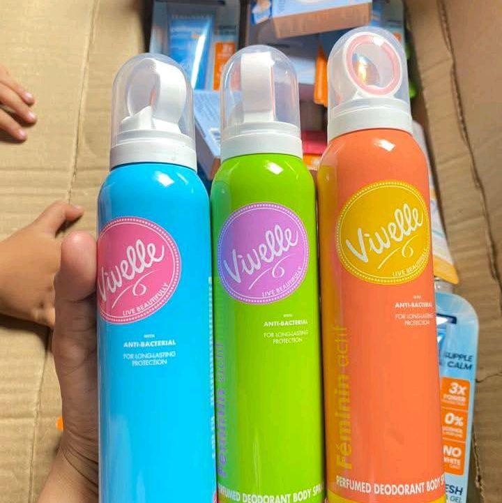 Vivelle Perfume Deodorant Body Spray Tubuh - Shop | Tokopedia