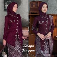 Promo Kebaya Ayu Janggan Wisuda Bridesmaid Kondangan Spesial Burgundy ...