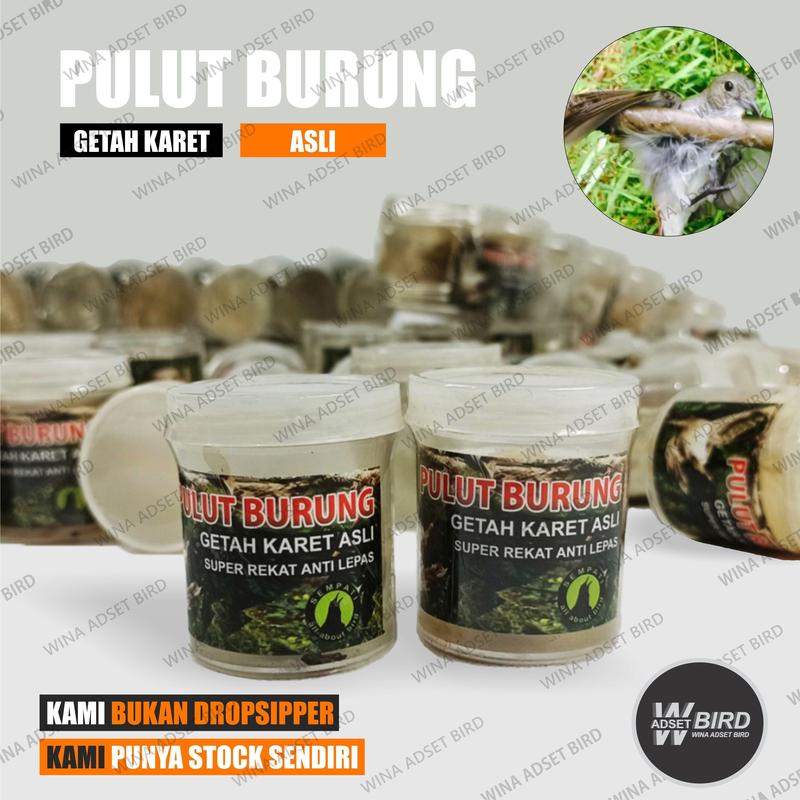 PENJERAT HEWAN PULUT BURUNG GETAH KARET ASLI LEM SUPER LENGKET - Shop ...