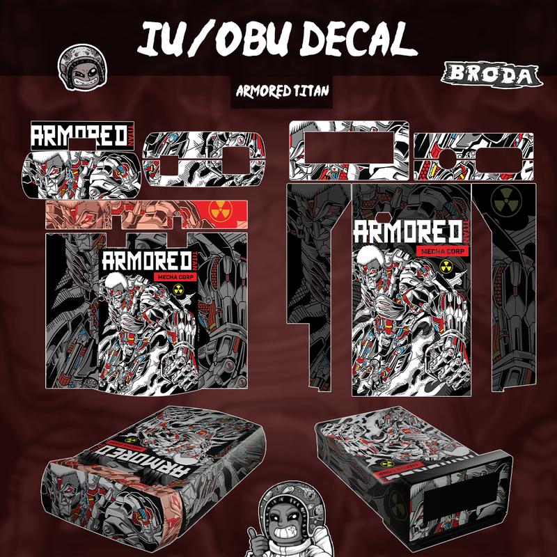 Slim OBU Sticker Waterproof "Armored Titan" - TikTok Shop Singapore