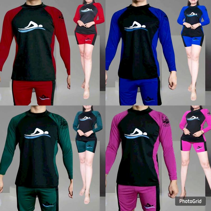 STOREFASHION UNISEX PRIME SWIM SWIMMING ATIRE RASHGUARD TERN - TikTok ...