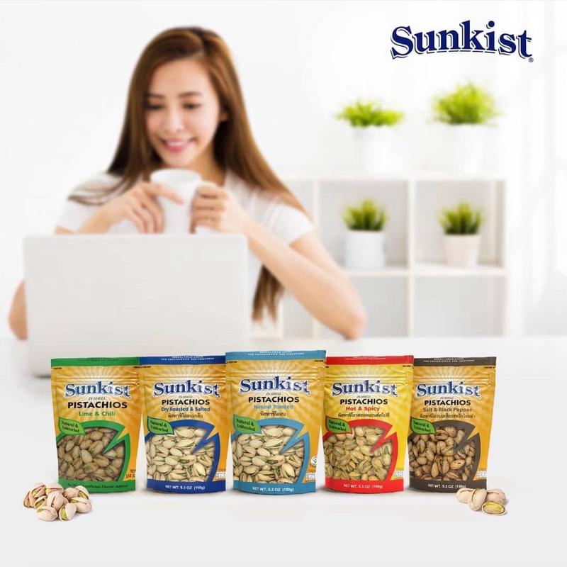 Sunkist Pistachio Nuts Protein Snack - Assorted Flavours pistachios ...