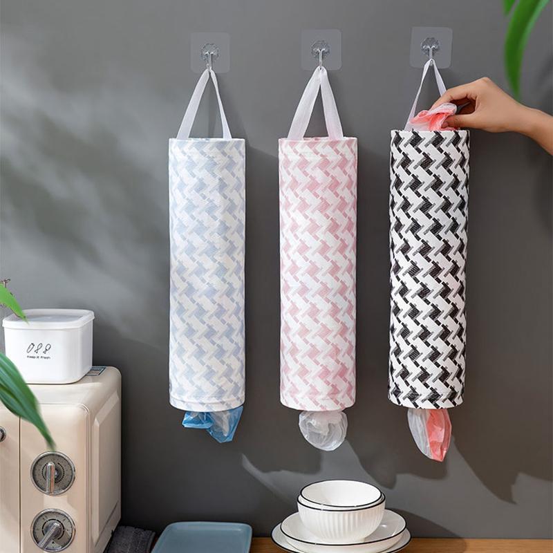 Beg Simpanan, Dipasang di Dinding, untuk Dapur, dengan Beg Sampah ...