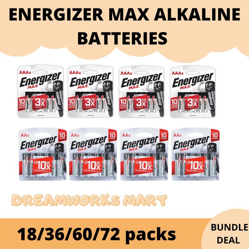 [BUNDLE DEAL] Energizer AA/AAA Max Battery | Alkaline Batteries ...