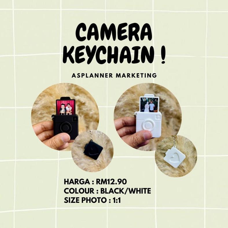 Camera Keychain With Photo - TikTok Shop Malaysia