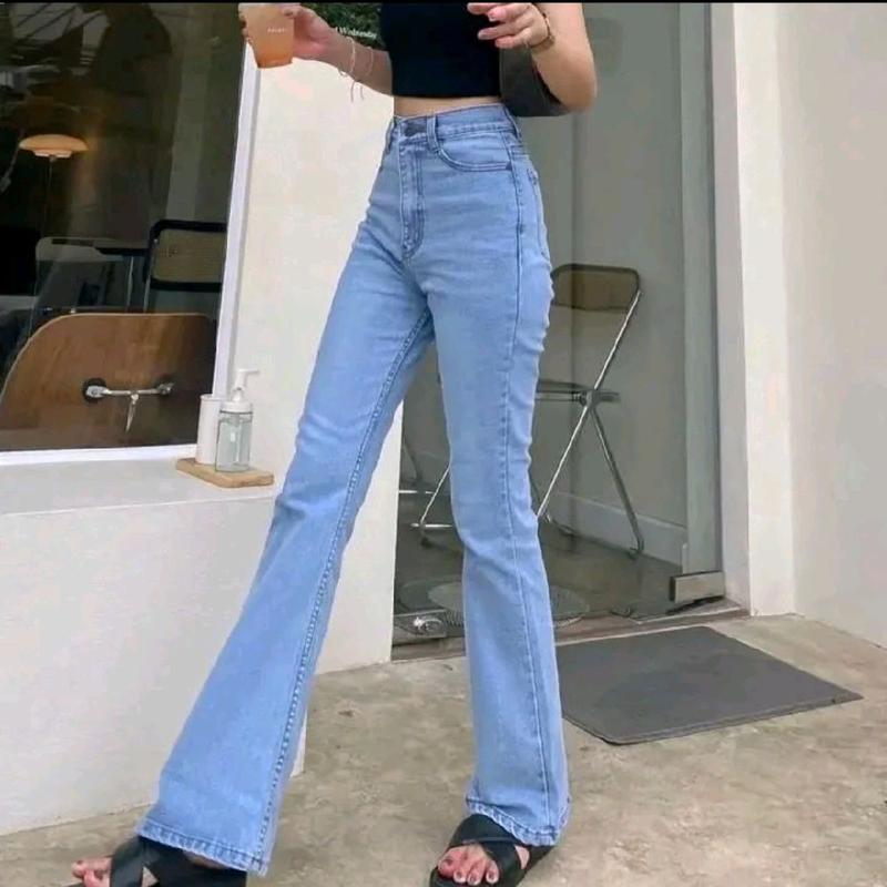 woman Bootcut jeans pant ready stock - TikTok Shop Malaysia