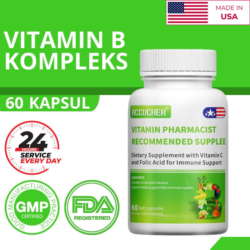Vitamin B Complex, Suplemen untuk Meningkatkan Energi, Mendukung - Shop ...