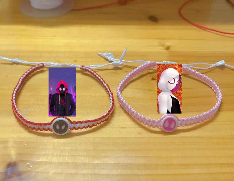 Gelang superhero untuk pasangan, lelaki labah-labah,gelang couple ...