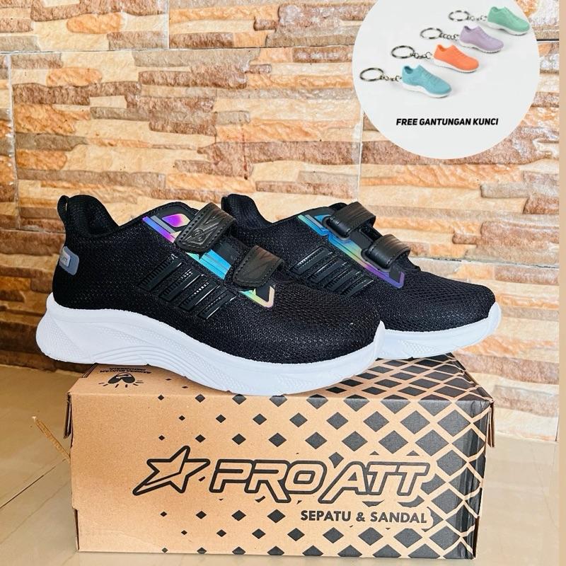 SEPATU UK:35-38 HITAM PUTIH PRO ATT - Shop | Tokopedia