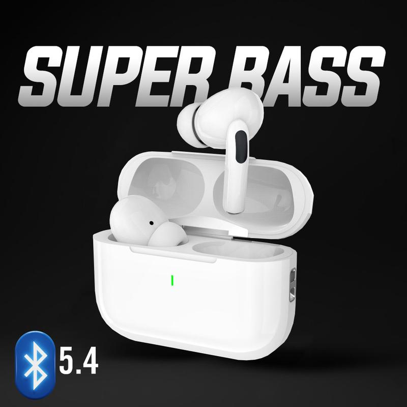 Fon Telinga Bluetooth Super Bass 5.3 HIFI Headset Tanpa Wayar Earpod ...