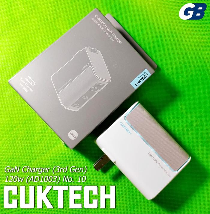 Jual CukTech 120W AD1003 Gan 2C1A 3 Port USB Charger No.10 Super Flash ...