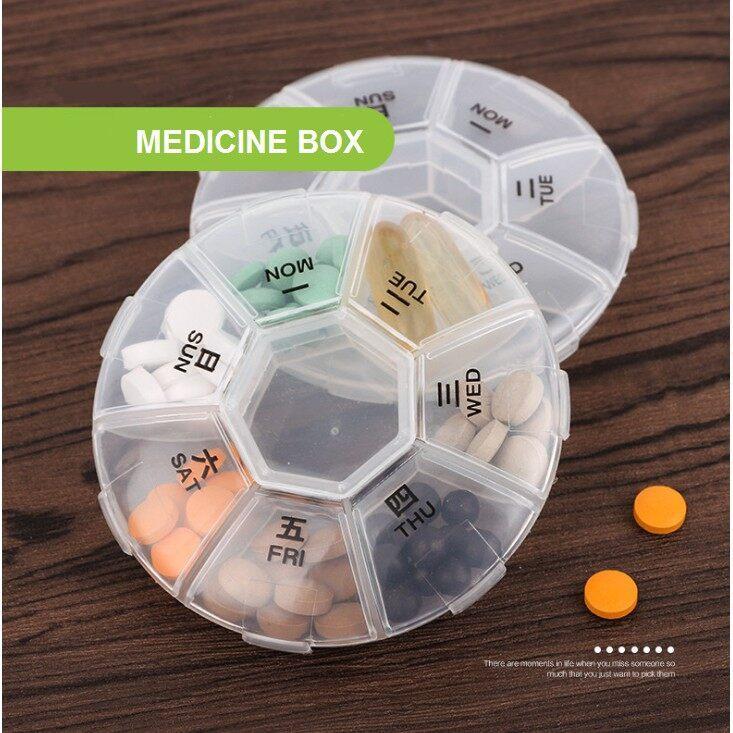 7 days a week PP pill box portable detachable medicine box - TikTok ...