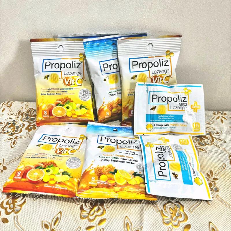 Propoliz Lozenge 8s Thailand Vitamin C Honey And Mixz Permen ...