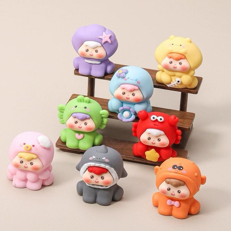 (Blindbags) Ocean Baby Matte Cute Design 3D Charms - TikTok Shop Malaysia