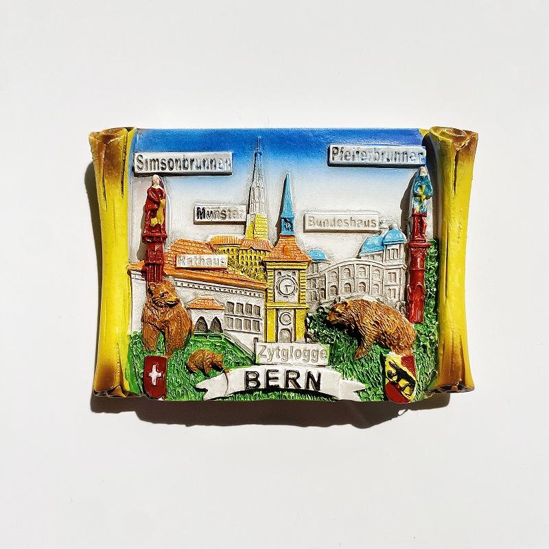 Switzerland, Kingdom of Watches, Bern, Tourist Souvenirs, Painted ...