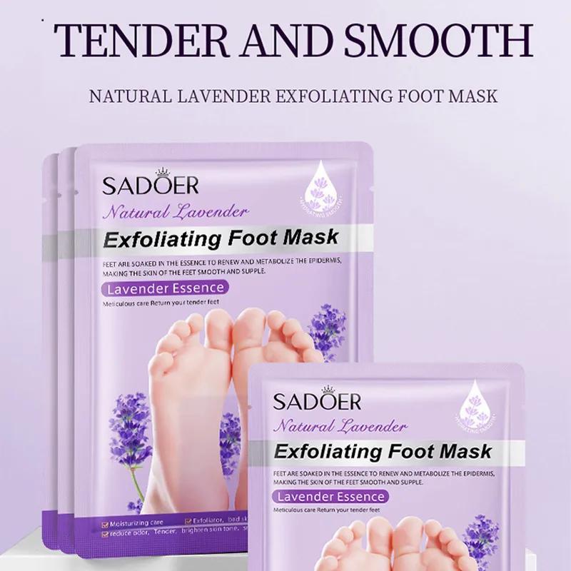 10pair Lavender Foot Mask Moisturizing Lavender Lavender Footmask ...