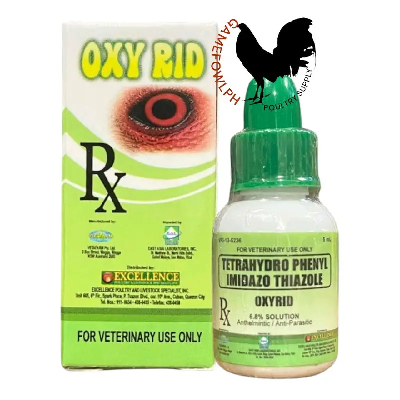 OXYRID EYE DEWORMER DROP 5ml FOR GAMEFOWL, ANIMALS - TikTok Shop ...