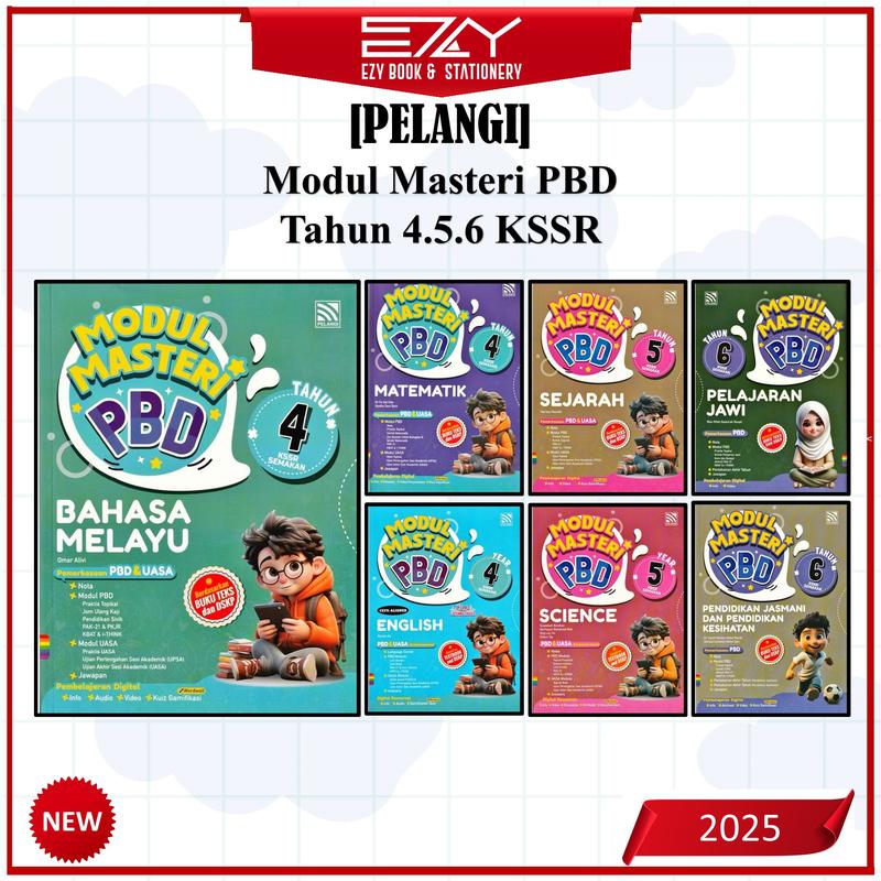 [EZY] PELANGI: 2025 Buku Latihan Modul Masteri PBD KSSR Semakan - TikTok Shop Malaysia