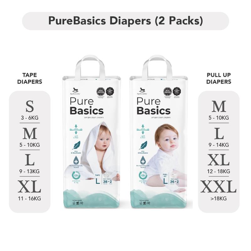 [Carton Deal] Applecrumby PureBasics Baby Diapers Pull Up Pants Kids ...