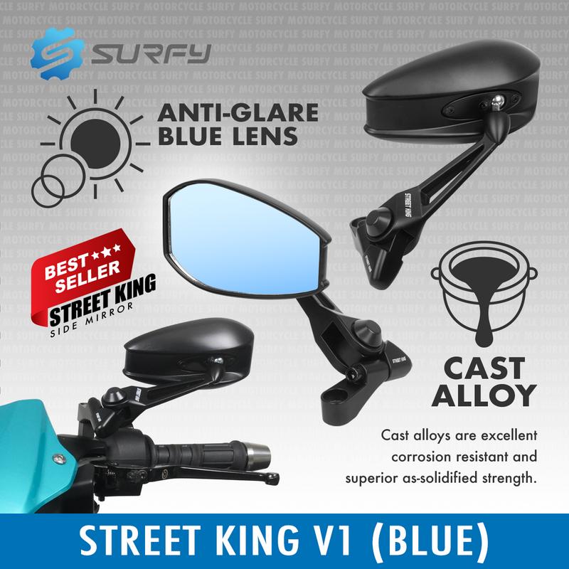 Street King Side Mirror V1 Fully Cast Alloy Adjustable HD Lens - TikTok ...