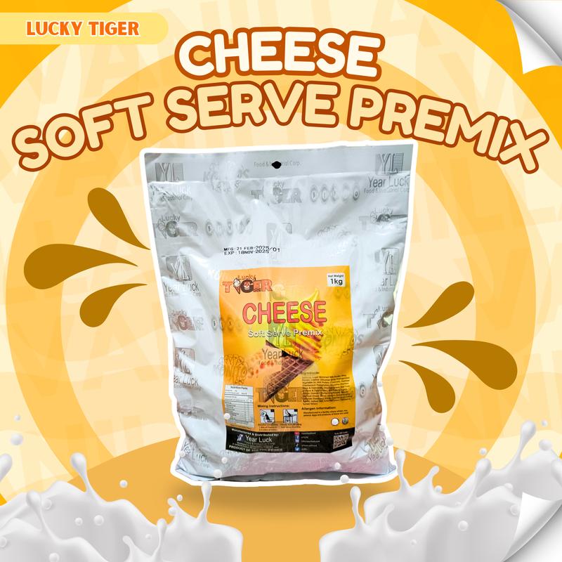 LUCKY TIGER Soft Serve Powder Premix Cheese 1kg - TikTok Shop Philippines