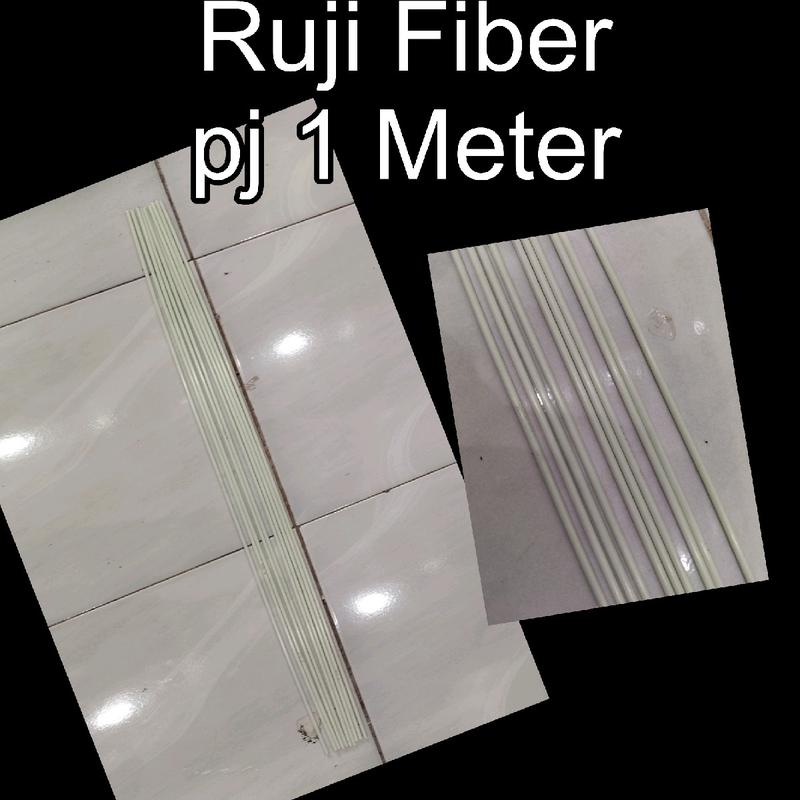 RUJI FIBER PUTIH 1 METER ISI 10PCS - Shop | Tokopedia