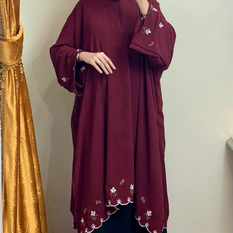 Putri Tunic Baggi Sulam | Blouse baggi sulam - TikTok Shop Singapore