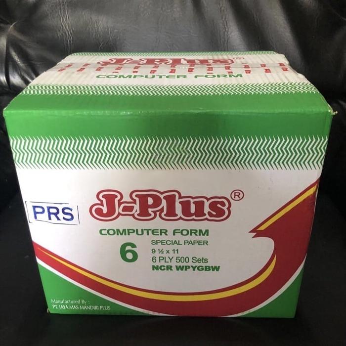 Jual Continuous Form J-Plus 9 1/2" x 11" 6Ply PRS Warna - Kota Surabaya ...
