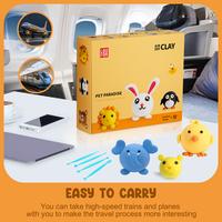 Jual LOUFOR Air Dry Clay Set Pet Animal Theme / Super Light Clay Warna ...