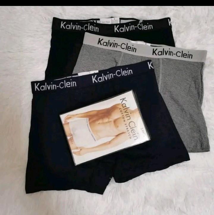 man's boxer cotton 100% ramdom Caler (1 box 3pcs) ready stoc - TikTok ...