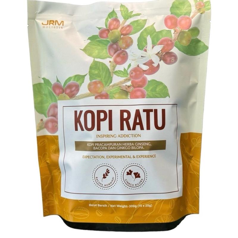 KOPI RATU by JRM HOLISTIK (15 SACHET X 20 gram) 1 PAX Kopi Untuk ...