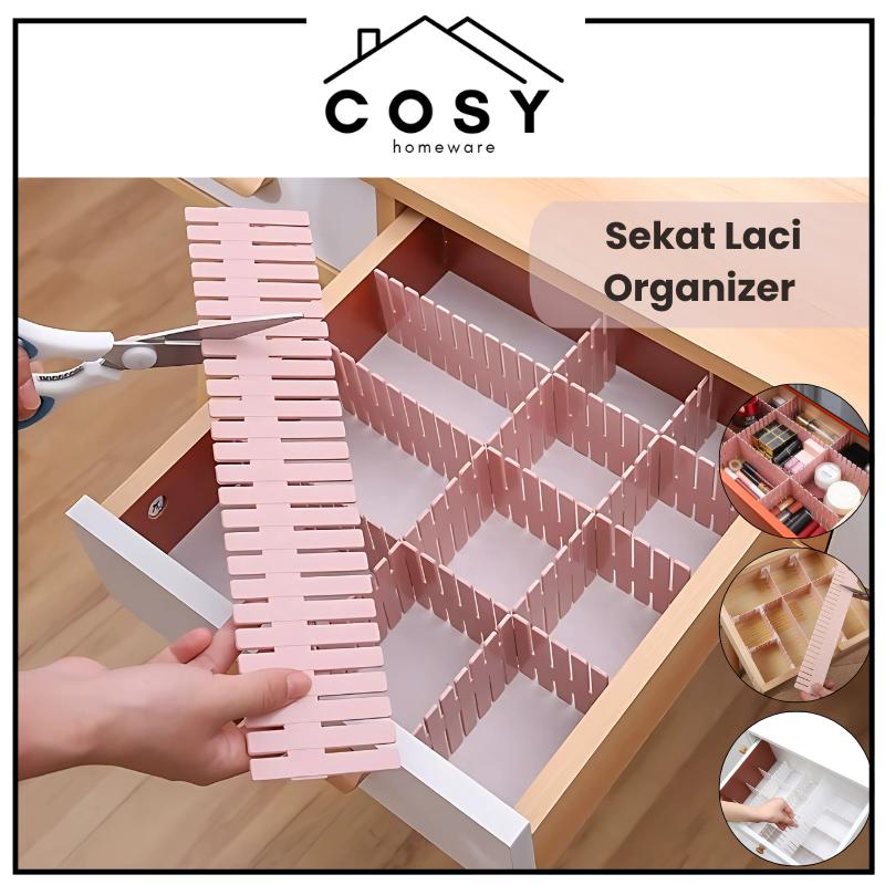 COSY Sekat Laci Organizer isi 4 pcs Pembatas Laci Penyekat Pemisah ...