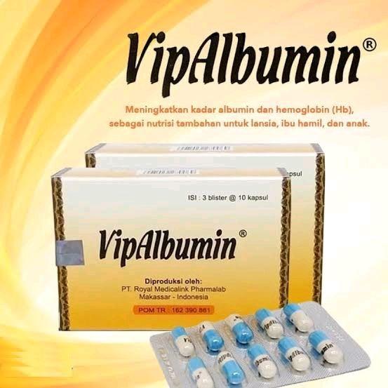 Vip albumin Box isi 30 Kapsul - Shop | Tokopedia