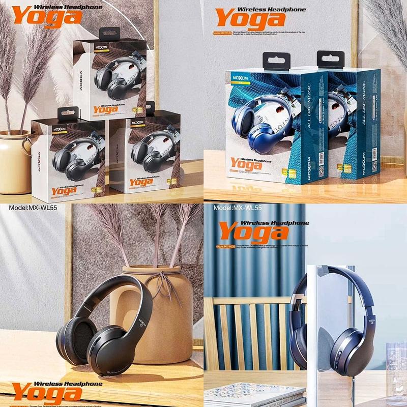 MOXOM MX-WL55 YOGA WIRELESS V5.0 HEADPHONE BLUETOOTH 5.0 - TikTok Shop ...